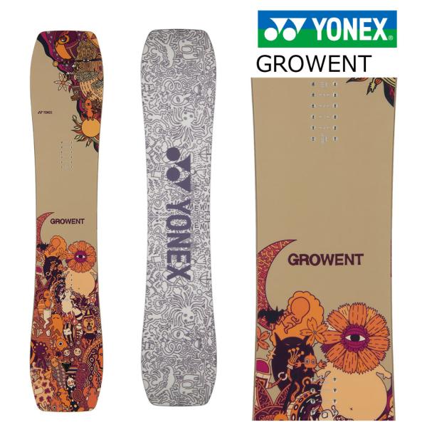 25-26 ヨネックス スノーボード グローエント YONEX GROWENT 特典あり GW25 グラトリ ラントリ ジブ メンズ スノボー スノボ 26Snow 国産 ボード 板25-26モデル SALEスタート すぐにお届けできます