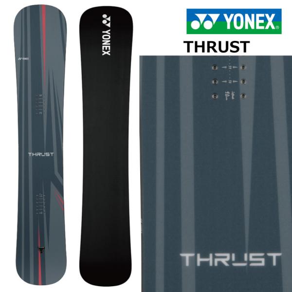 予約商品 26-27 ヨネックス スノーボード スラスト ブラック/レッド YONEX THRUST TH26 カービング ハンマーヘッド 振動減衰 進藤勝 メンズ 国産 スノボ 27Snow26-27モデル 早期予約が1番お得です