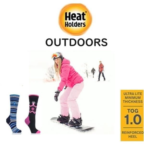 保温力3倍！  足裏感覚に敏感なウィンタースポーツ向け Ultra Lite シリーズ(薄手)。巷に溢れるあったか靴下とはモノが違います！Heat Holders(ヒートホルダーズ)は、日本製の透湿・保温性に優れるカシミヤライク（柔らかく心...