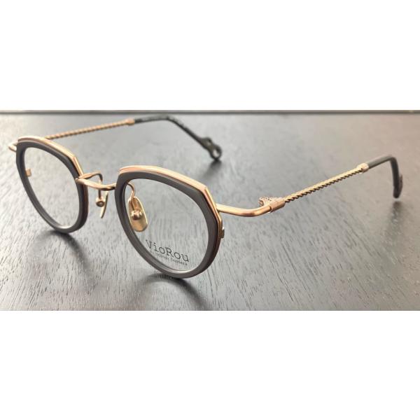VioRou　Andreacolor0362M Brown mattesize42-25-135materialAcetate+Titanium+β-titanium(knitted)●MADE IN JAPAN●付属品 純正ケースレンズを...