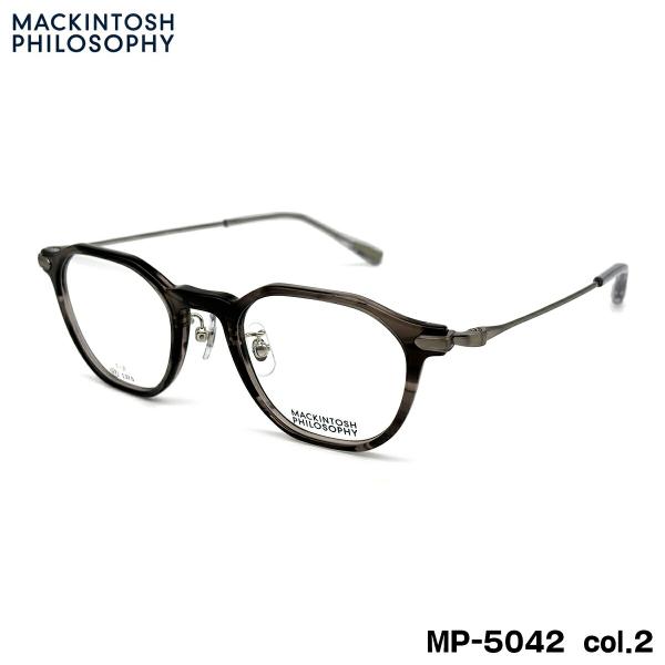 ■ ブランド：MACKINTOSH PHILOSOPHY マッキントッシュ フィロソフィー■ 型番：MP-5042  col.2■ フレームカラー：グレーササ / アンティークシルバー■ フレーム材質：プラスチック / βチタン■ レンズ：...