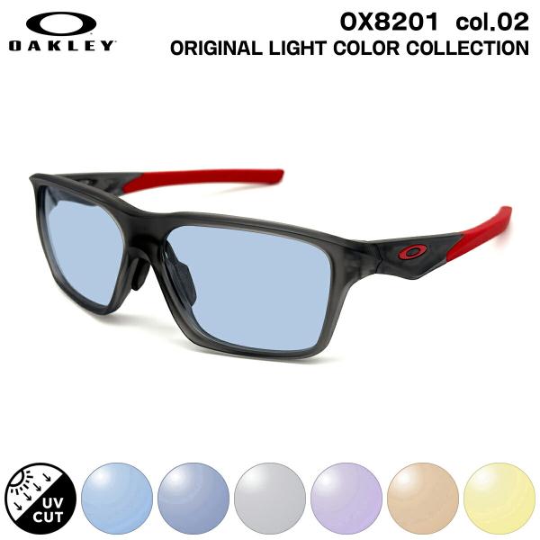 【 オリジナルライトカラーコレクション 】■ ブランド：OAKLEY オークリー■ 型番：OX8201  col.02■ フレームカラー：サテングレースモーク■ フレーム材質：O-MATTER (OAKLEY独自の軽量プラスチック)■ レン...