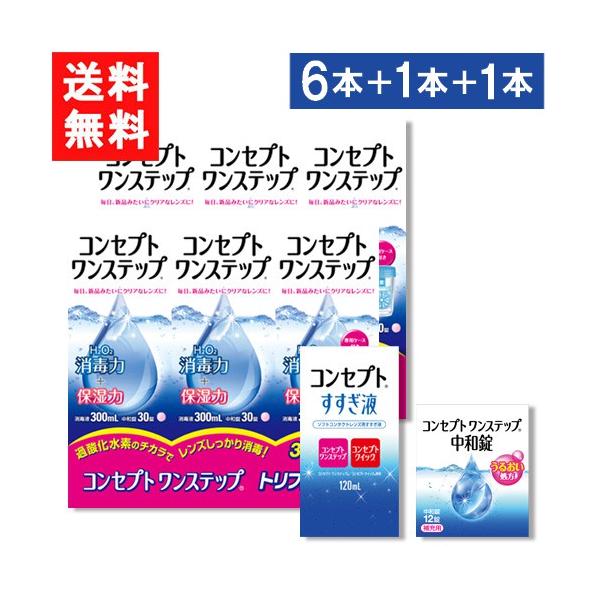■■検索ワード■■コンタクトレンズ　ケア用品　ソフトコンタクトレンズ　コールド消毒　コンセプトワンステップ　ＡＭＯ　送料無料送料：宅配便：送料無料※北海道、東北、沖縄のお客様は追加送料がかかります。何卒ご了承下さい。