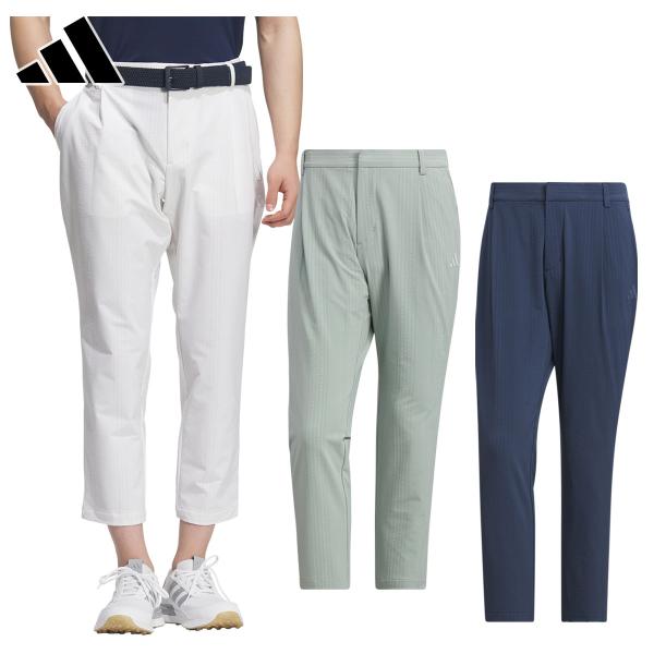 アディダス ゴルフ adidas Golf ゴルフウエア メンズ アンクルパンツ 「 KVH21 」 EX-Stretch active サッカー ルーズフィット 春夏ウエア 【当店在庫品】 春夏ウェア ホワイト(JE7139) シルバーグ...
