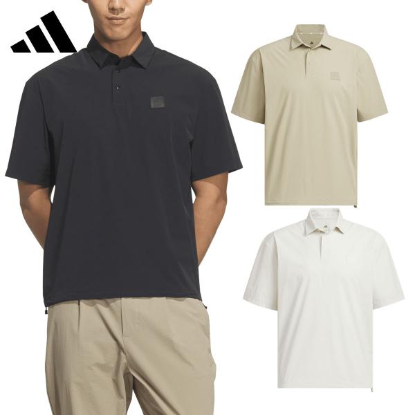 アディダス ゴルフ adidas Golf ゴルフウエア メンズ 半袖シャツ 接触冷感 撥水 ストレッチ 撥水 UPF50+ 「 O7444 」 2026春夏モデル 春夏ウェア ブラック(KD0940) ワンダーカーゴ(KD0942) オー...