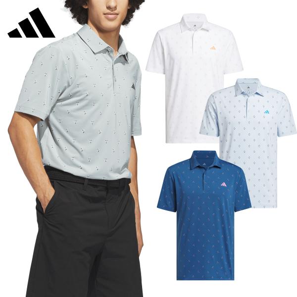 アディダス ゴルフ adidas Golf ゴルフウエア メンズ 半袖シャツ CLIMACOOL ストレッチ 吸汗速乾 「 QY165 」 2026春夏モデル 春夏ウェア ワンダーセージ(KB1374) ホワイト(KB1373) クリスタル...