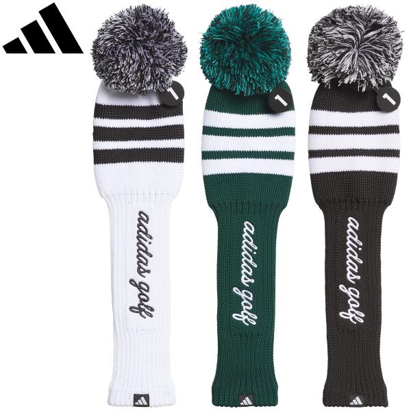 ●素材：本体/ポリエステル100％、ポンポン/アクリル100％●サイズ：ドライバー用●カラー：ホワイト(JM6705)、オーロラアイビー(JM6706)、ブラック(JM6707)●番手タグ：1