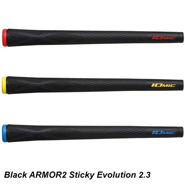 StickyとEvolutionパターンを融合させた太めのハイブリッドStickyとEvolutionの2つのパターンを融合させ、ソフトな握り心地でグリップ力のある太めサイズのグリップです。