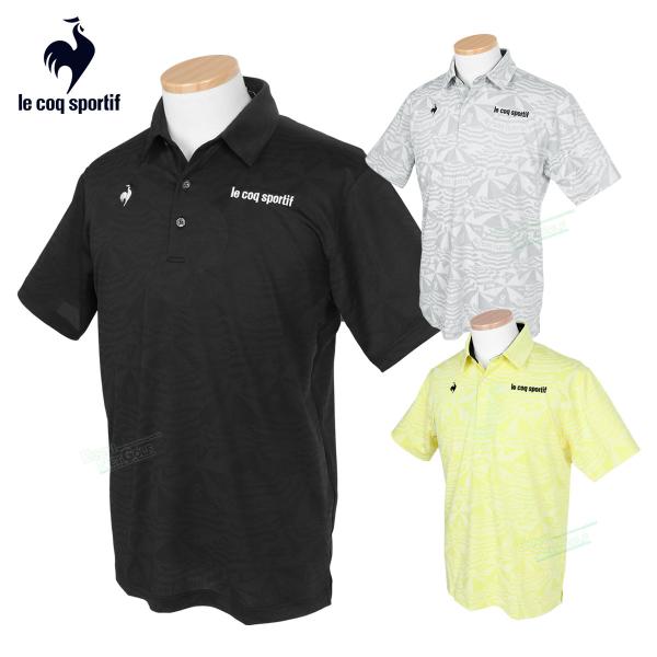 ルコック スポルティフ le coq sportif ゴルフウエア メンズ 半袖シャツ 吸汗速乾 接触冷感 UPF30 遮熱 MOTION 3D 「 LG6SHS09M 」 2026春夏モデル 春夏ウェア グレー(GY00) ブラック(BK...