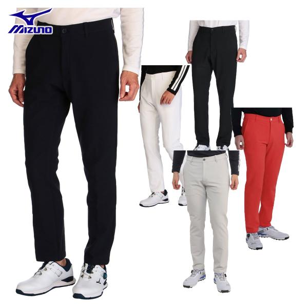 ミズノ MIZUNO ゴルフウエア メンズ ロングパンツ 「 E2MF2524 」 驚2ストレッチ テーパード ムーブ 驚着極伸 秋冬ウエア 秋冬ウェア ホワイト(01) ブラック(09) ディープネイビー(14) レッドオレンジ(55) ...