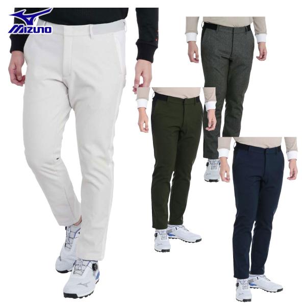 ミズノ MIZUNO ゴルフウエア メンズ ロングパンツ 「 E2MFB504 」 ストレッチ ヒーロー テックシールド 秋冬ウエア 【当店在庫品】 秋冬ウェア ライトグレー(03) チャコールグレー(07) ブラック(09) ディープネイ...