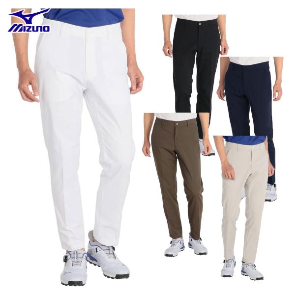 ミズノ MIZUNO ゴルフウエア メンズ ロングパンツ 「 E2MFCA01 」 吸汗速乾 2WAY ストレッチ チノムーブ 春秋ウエア 【当店在庫品】 春夏ウェア ホワイト(01) ブラック(09) ディープネイビー(14) カーキ(3...