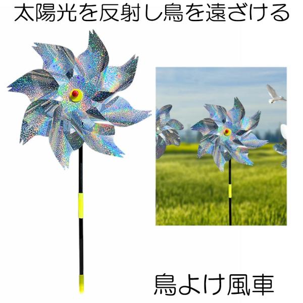 両面に鏡面反射があって最適なパフォーマンスを実現耐久性のあるホログラフィック防虫反射風車超厚く、強い耐候性、長く使えます長期間に太陽の光を反射させ、害鳥を遠ざけます独特の立体感と光沢感を持つ風車は、太陽光を反射し鳥を遠ざけますので環境面にも...