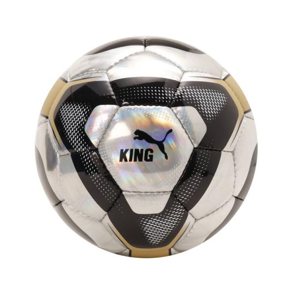 キックひとつでゲームがもっと楽しくなる、サッカーを楽しむすべての人へ。プーマ キング グラフィック サッカーボール HSが登場。環境に配慮したPVCフリー素材を使用し、安全性と耐久性を兼ね備えた一球です。軽量で扱いやすく、キックやパスの感覚...