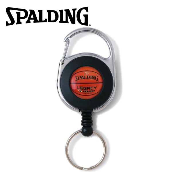 ■BASKETBALL / アクセサリ●カラー:ブラック●」LEGACY」が目を引くリール式キーホルダー。バッグなどに付けたままで使用可能。接続部分がカラビナになっており着脱も楽々。【メーカー取り寄せ商品】 こちらの商品はメーカー手配の為、...