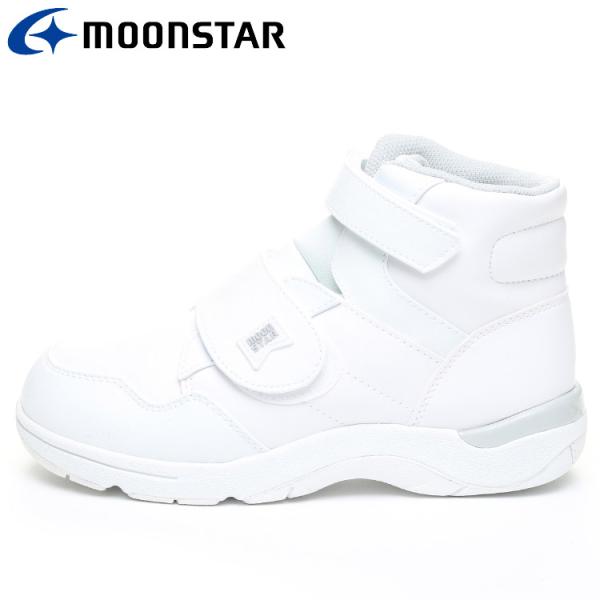 子どもの足の正しい成長をサポートする機能を搭載した「ムーンスター」ブランドのハイカットシューズです。甲と足首の2本のバンドでフィッティングを調整することができます。足首のバンドは折り返しの仕様でしっかりとホールドでき安定感を高める作りになっ...