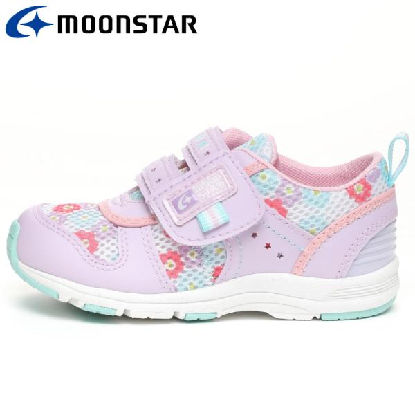 子どもの足の成長をサポートする「4つの機能(つま先ゆったり/カウンターボックス/フレックスジョイント/洗えるインソール)」に加え、「速乾性」を備えた機能商品です。乾き易い素材や構造で、汚れても気軽に洗えます。ベーシックなデザインで通園・通学...