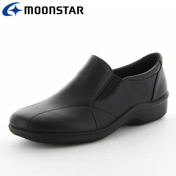 アクティブなミセスの足元をサポートする「ムーンスターイブ」のコンフォートシューズです。日本製ならではの丁寧で、きめ細やかな作りが魅力です。【やわらか設計】足になじみやすい柔らかな素材を使用しています。【非対称カウンター】外側よりも内側が長い...