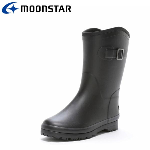 「ムーンスター マウンテンフィールド」の女性向け軽量ラバーブーツです。シンプルなデザインで洋服との相性も良く、ショート丈で脱ぎ履きがしやすいのもポイントです。胴周りはゆったりとした形状ながら、甲周りは程よいフィット感のある、履きやすく脱げに...