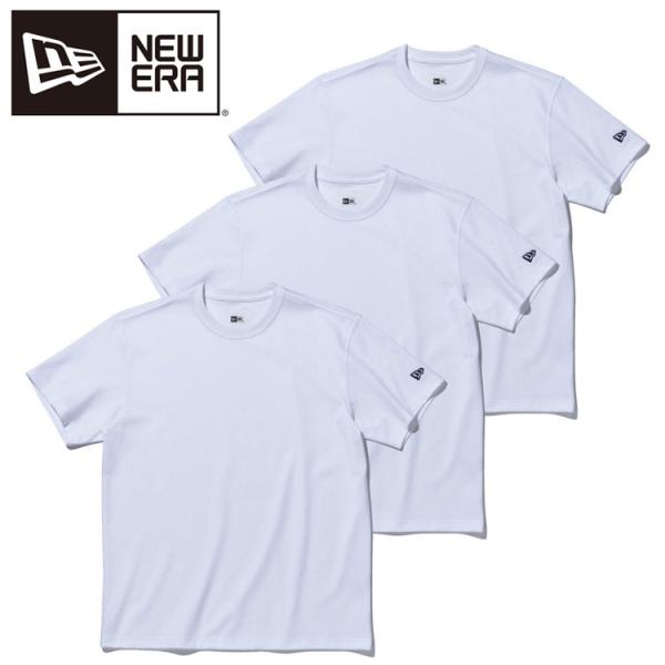 NEW ERAオリジナルの機能素材COOLERA(クールエラ)を採用した3枚組パフォーマンスTシャツ。吸汗速乾性、抗菌、UVカット機能を備えています。左裾のフラッグロゴが程良いアクセントとなったシンプルなデザインのクルーネックTシャツです。...