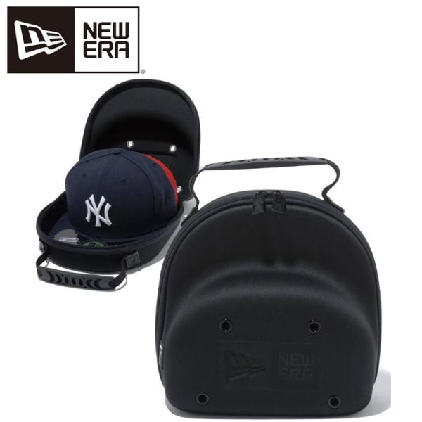 59FIFTYベースボールキャップなどを畳んだ状態で型くずれせずに持ち運べるセミハードタイプのキャップキャリア。2個用です。ユニセックス、定番アイテム素材：ポリエステル【メーカー取り寄せ商品】 在庫の有無・納期は改めてご連絡させていただきま...