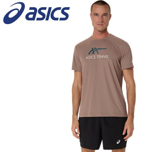 商品説明:アシックスストライプをモチーフにしたグラフィックTシャツ。吸汗速乾素材を使用しており、肌面をドライで快適に保つように設計しています。品名:グラフィック半袖シャツ品番:2041A304色番:021価格:￥4,400(税込)性別:ME...