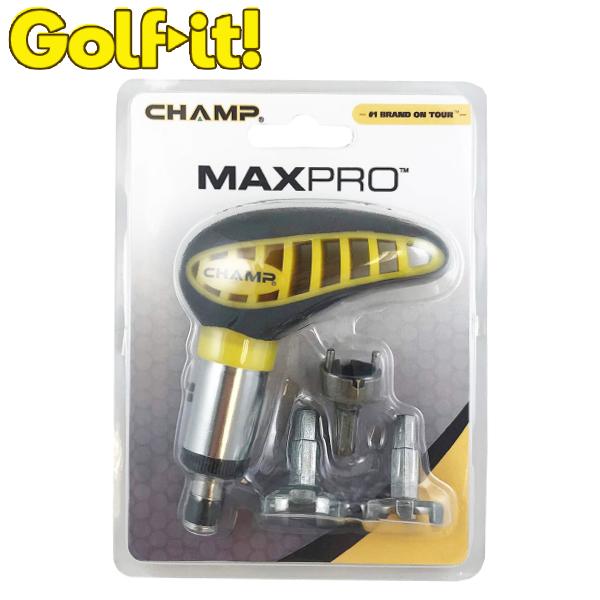 LITE GOLF MAXPRO S26●3タイプの交換ビットであらゆるタイプのスパイク鋲に対応できます。●スタンダードな2ピンピット、6ポイント、8ポイントの交換ビット付●中国製