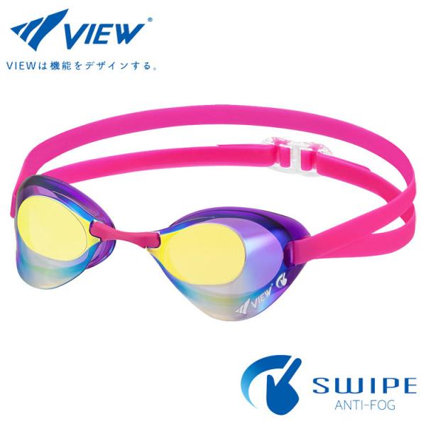 ノーマルタイプの日本製競泳用スイミングゴーグル。くもり止め効果が復活する新技術、”SWIPE ANTI-FOG(スワイプ アンチフォグ)”を新搭載。スイミングゴーグルがくもった際にレンズ面を"指でこする"ことでくもり止め効果が復活します。特...