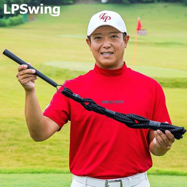 トップアスリートを指導　吉田直樹 ツアープロコーチ 監修LPSwing SPEED UP ROPEエルピースイング スピードアップ ロープ 1本スピードアップロープはインパクトを正しい位置に矯正し、飛距離アップが見込め、美しいフォームでスイ...