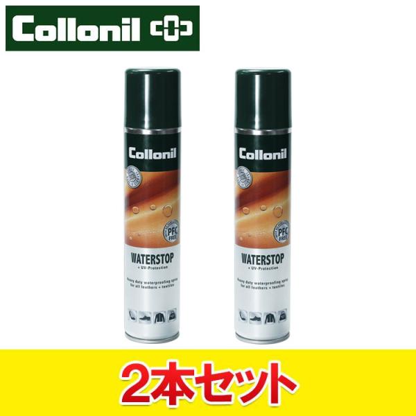 Collonil Water Stop PFC FREEフッ素不使用 革OKの防水スプレーコロニルのオールマイティー防水スプレーがフッ素不使用になりました。使い心地はそのまま革、合皮、布、透湿防水素材などを守ります。皮革の通気性・柔軟性を損...