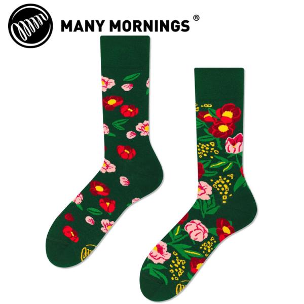MANY MORNINGSは、靴下製造が100年以上も続いている” AleksandrowLodzki”というポーランドの靴下の首都と呼ばれている町を本拠地として、2014年に設立されたソックスブランドです。この地域に住むほとんどの家庭は代...
