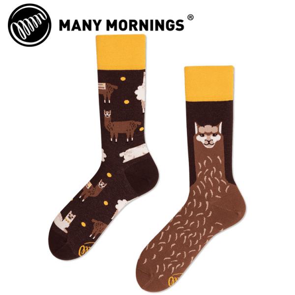 MANY MORNINGSは、靴下製造が100年以上も続いている” AleksandrowLodzki”というポーランドの靴下の首都と呼ばれている町を本拠地として、2014年に設立されたソックスブランドです。この地域に住むほとんどの家庭は代...