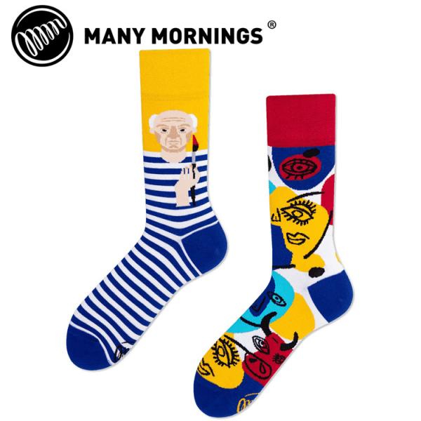 MANY MORNINGSは、靴下製造が100年以上も続いている” AleksandrowLodzki”というポーランドの靴下の首都と呼ばれている町を本拠地として、2014年に設立されたソックスブランドです。この地域に住むほとんどの家庭は代...