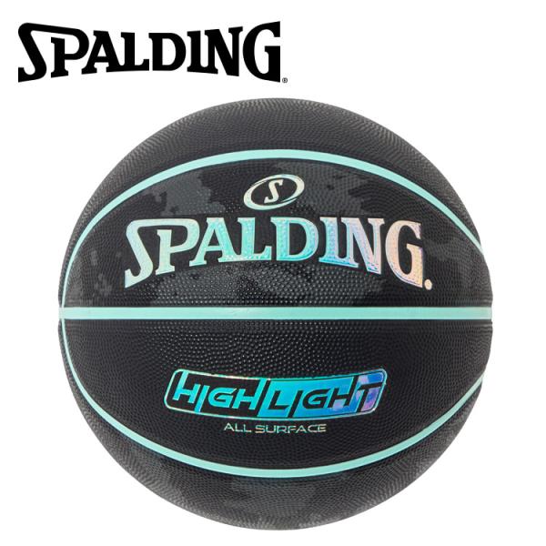 ■BASKETBALL / バスケットボール / 5号球(小学校用)●素材:ラバー●カラー:ブラック×ミント●サイズ:5号球●躍動感、スピード感を表現した」HIGHLIGHT」ロゴがポイントのラバー素材を採用したバスケットボール。●屋内、屋...