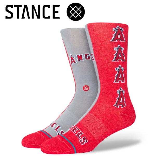 DESCRIPTION●MLB チームソックス●スタイル:クルー●素材:コームドコットンブレンドアメリカ合衆国カリフォルニア州アナハイムに本拠を置く大リーグ ロサンゼルス・エンゼルス のチームソックス。伸縮性のあるリブがふくらはぎを包み込み...