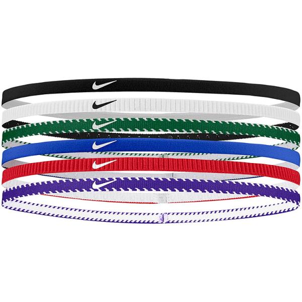 よりプレーに集中できるよう裏側に施したシリコンパターンのフレックスヘアバンドは頭部にフィット性をもたらす。スリムタイプの6パックアイテム。●サイズ:長さ23.5cm×横0.6cm×縦0.5cm76% ポリエステル, 13% シリコン, 11...