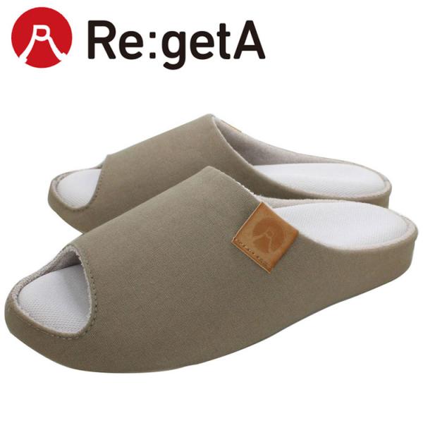 ■カジュアル / シューズコンフォートサンダル「Re:getA(リゲッタ)」の履き心地はそのままに、ふんわり足を包み込む優しい設計。長時間の在宅ワークでも立ちっぱなしの家事でもストレスフリーの時間を過ごせるスリッパです。素材:アッパー/綿・...