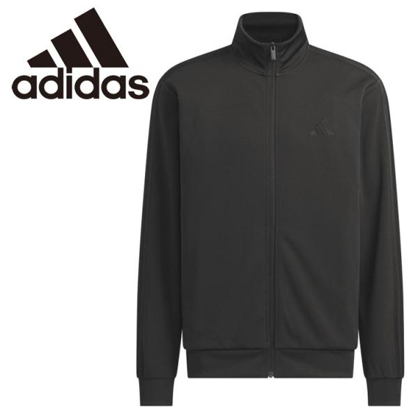 アディダスのスリーストライプス レギュラーフィット ダブルニット トラックトップを着て、スタイルと快適さの世界に足を踏み入れよう。動きやすさと汎用性を重視する人のために作られたこのトラックトップは、アクティブな活動にも、のんびりとしたひとと...