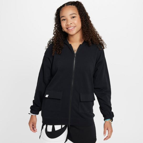 ステージでも、ストリートでも、リハーサルでも、準備は完了。 ダンス向けにデザインされたこのジップアップは、フレンチテリーフリースを使用し、通気性を維持しながらしっかりとした構造を実現。 腕全体にゆとりのあるドロップショルダーで、十分なスペー...