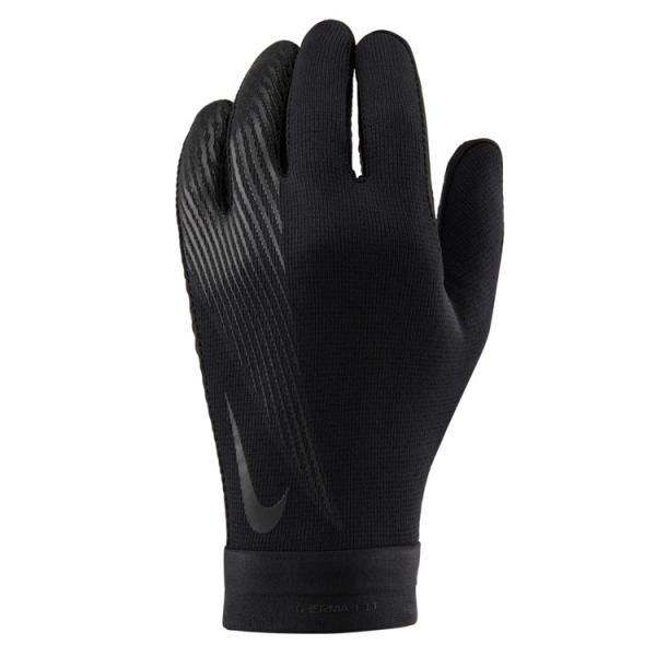 冷たい手にレッドカードを提示しよう。 Therma-FITテクノロジーが体温調節をサポートして手を暖かく保ち、柔軟性に優れた袖口が保温性を発揮。 露に濡れた凍てつく芝生での滑りやすいスローインは、もう過去のものです。 手のひら部分のテクスチ...