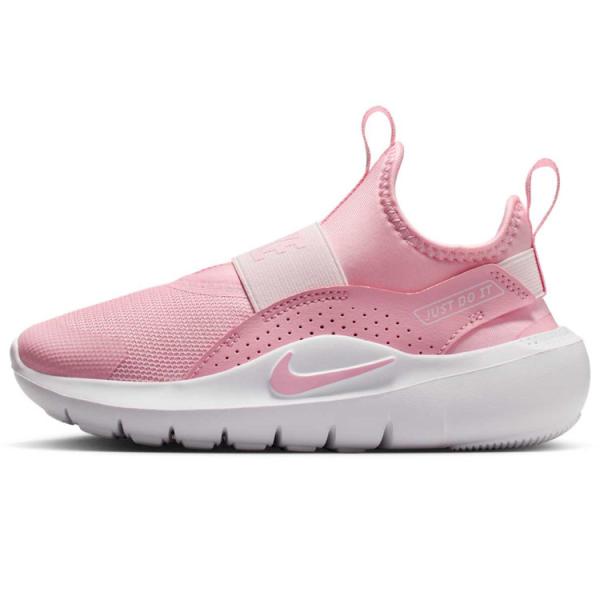 フレックス ランナー 4なら、キッズが簡単に履けて、駆け出して遊びに行けます。ブーティーのようなデザインは柔軟性があり、伸縮性のあるストラップでしっかりと足にフィット。アウトソールのフレックスグルーブ（ソールにある溝）で、キッズの小さな足の...