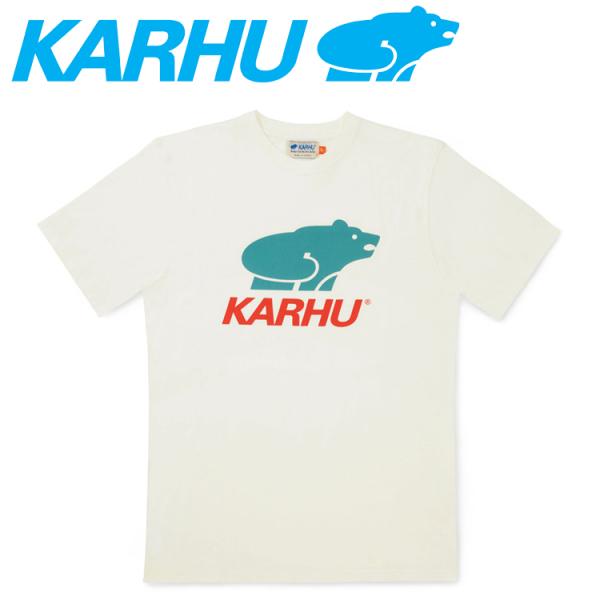 現在のKarhuのロゴは、ブランドシンボルとして「クマ」を用いております。クマとブランドワードマークを大胆に配置したデザインです。・胸ロゴプリント・綿100%【メーカー取り寄せ商品】 こちらの商品はメーカー手配の為、完売の場合もございます。...