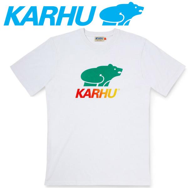 現在のKarhuのロゴは、ブランドシンボルとして「クマ」を用いております。クマとブランドワードマークを大胆に配置したデザインです。【メーカー取り寄せ商品】 こちらの商品はメーカー手配の為、完売の場合もございます。在庫の有無・納期のご連絡はご...