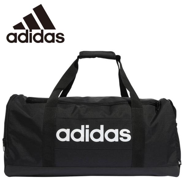 リサイクル素材を一部使用した、シンプルで汎用性の高いダッフルバッグ。外出先でも持ち物をすっきりまとめられる、adidasのダッフルバッグ。複数のジップポケットと仕切り付きで、持ち物をスマートに整理整頓できる。長さを調整できるショルダーストラ...