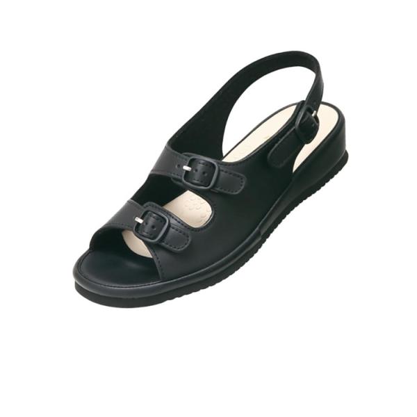 アッパー:合成皮革/ソール:合成底ワイズ 2E相当コンフォートナースサンダル【メーカー取り寄せ商品】 こちらの商品はメーカー手配の為、完売の場合もございます。在庫の有無・納期のご連絡はご注文受付メールにてご確認下さい。