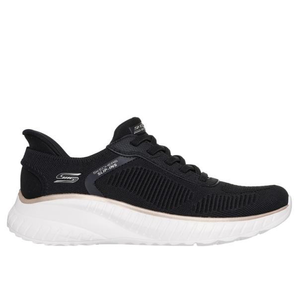 すぐに足にフィットする、Skechers Hands Free Slip-ins(スケッチャーズ ハンズフリー スリップインズ)。独自のHeel Pillow(ヒールピロー)で足をしっかり固定。クッション性のある快適なSkechers Me...