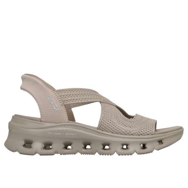 Heel Pillow(TM)(ヒールピロー)デザインを採用したカジュアルなサンダル。ニットアッパーにSkechers Hands Free Slip-ins(R)(スケッチャーズ ハンズフリー スリップインズ)スリングバックヒール、クッシ...