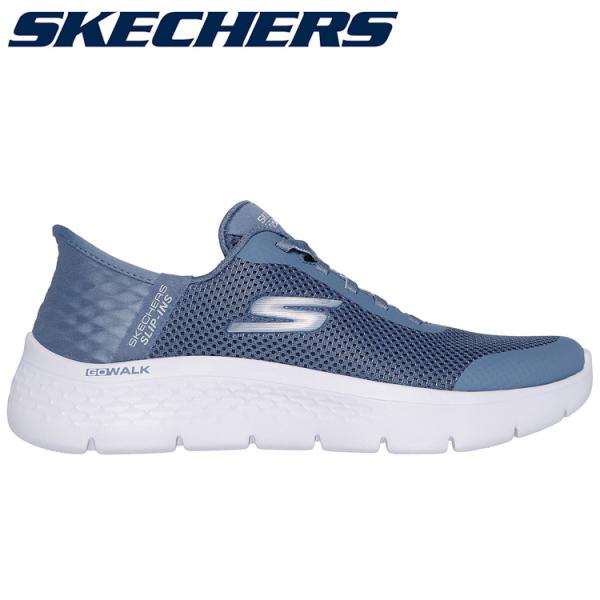 立ったままハンズフリーで靴の脱ぎ履きが可能なSLIP-INSモデル。メッシュ素材のアッパーに、バンジーレースを組み合わせたウォーキングシューズ。洗濯機で丸洗い可能。アッパー(甲):合成繊維+合成樹脂 / ソール(底):合成底【メーカー取り寄...