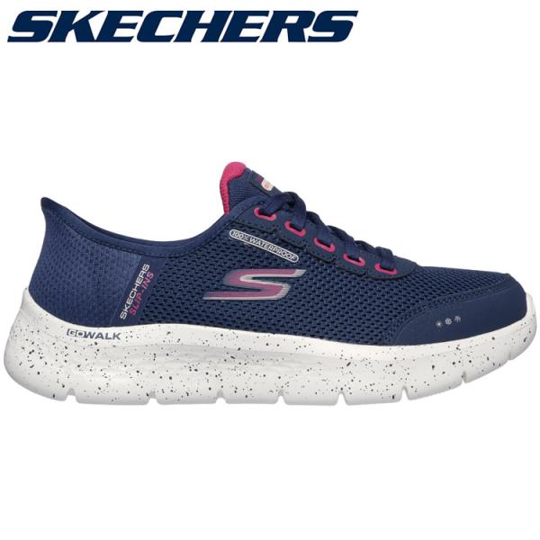 立ったままハンズフリーで靴の脱ぎ履きが可能なSLIP-INSモデル。防水素材のメンブレンをメッシュ素材のアッパーに使用した、バンジーレースタイプの防水スニーカー。足全体にゆったりとしたフィットを提供する4E相当のワイドフィットモデル。アッパ...