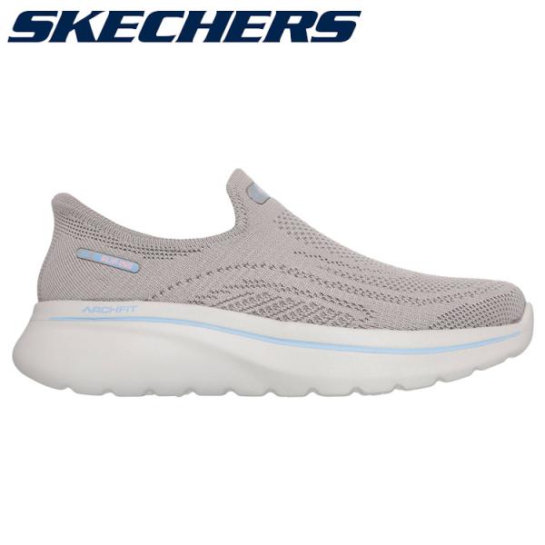 格段の履きやすさとサポートをもたらすスケッチャーズ Hands Free Slip-ins(R)(ハンズフリー スリップインズ):GO WALK ARCH FIT N-JOY。APMA認証付きのレースレス ウォーキングシューズ。独自のHee...